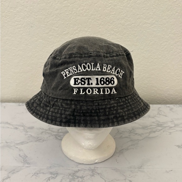 alvins island | Accessories | Pensacola Beach Florida Khaki Bucket Cap ...